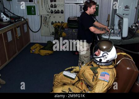 US Air Force Captain Darrell Dunn, U-2 pilot, 363rd Expeditionary ...