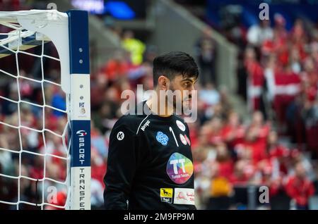 Malmo, Sweden. 17th, January 2023. Referee Milos Raznatovic seen during ...