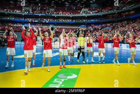 Malmo, Sweden. 17th, January 2023. Referee Milos Raznatovic seen during ...