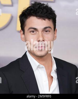 Nicholas Cirillo arrives at the premiere of "Poker Face," Tuesday, Jan ...