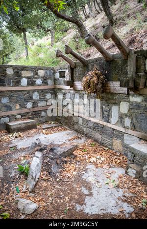 Altar dedicated to god Mahandeo of Kalash people, Brun Village ...