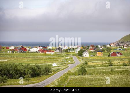 Unstad bay, Vestvågøy, Lofoten Islands, Norway Stock Photo - Alamy