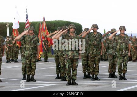 Major General (MAJGEN) Wallace C. Gregson, hands over the 3D Marine ...