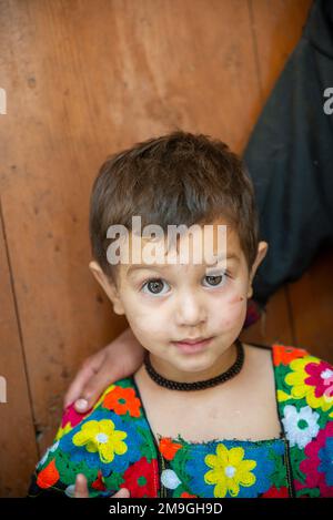 Traditional Kalasha girl, Chitral, Pakistan Stock Photo - Alamy