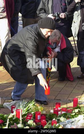 After marching from Ramstein Village to Ramstein Air Base on September ...