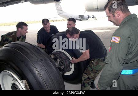 U.S. Air Force Airman Justus Burke, 6th Aircraft Maintenance Squadron ...