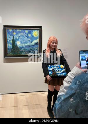 Starry Night is Very Popular at MoMa, 2023, NYC, USA Stock Photo - Alamy