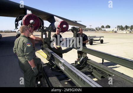 Technical Sergeant (TSGT) Terry Netts, US Air Force (USAF), (left), and ...