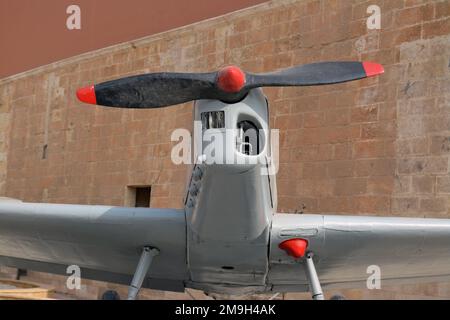 Cairo, Egypt, January 7 2023: Czechoslovakian Zlin 226 primary trainer ...