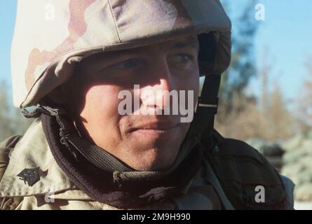 Sergeant Ryan Ross, USMC, a member of Engineer Platoon, 26th Marine ...
