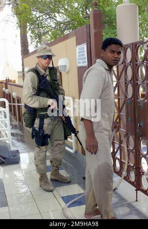 Private First Class William G. Hinde, USMC, of the Interim Marine Corps ...