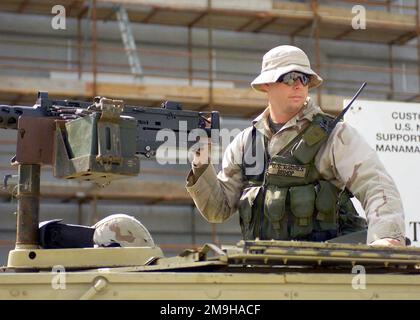 With an M1043 High-Mobility Multipurpose Wheeled Vehicle (HMMWV ...