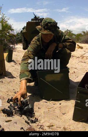 The driver of an LAV-25 light armored vehicle from Company D, 2nd Light ...