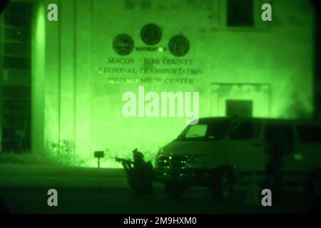 A night vision photo of a US Marine Corps (USMC) member from Fox ...