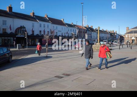 High Street and shops, Northallerton, North Yourkshire Stock Photo - Alamy