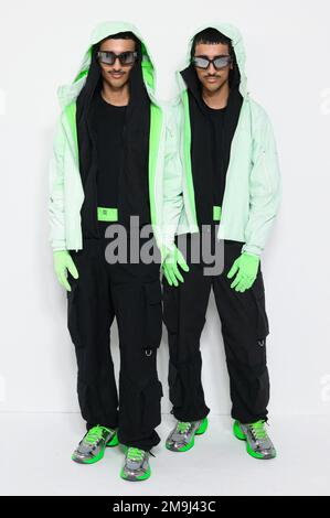 Mohammed and Humaid Hadban aka Twins Hadban attend the Givenchy ...