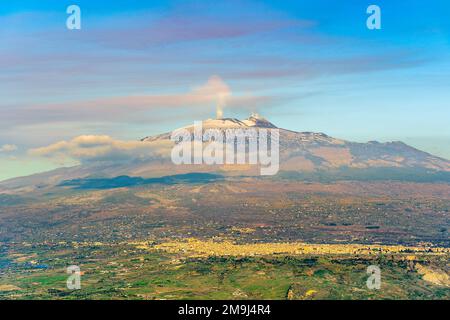 Mount Etna activity january 2023 Stock Photo - Alamy