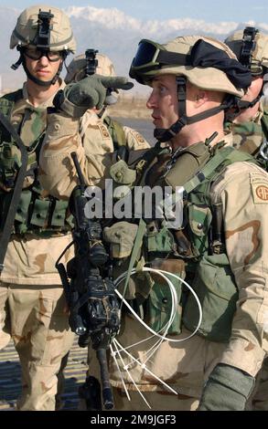 First Sergeant (1SG) Bruce Meyers and his men, assigned to "C" Company ...