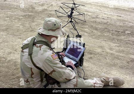 SPECIALIST Fourth Class (SPC) Philip Amiot, with the 82nd Airborne Division's Long Range ...