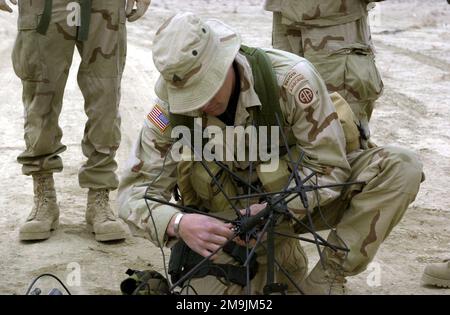 At a live fire range near Bagram Airfield, Sergeant (SGT) Joe Gonzalez ...