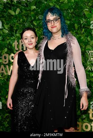 Anna Cobb, left, and Jane Schoenbrun attend the Gotham Independent Film ...