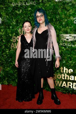 Anna Cobb, left, and Jane Schoenbrun attend the Gotham Independent Film ...