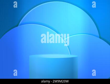 Abstract scene background. Cylinder podium on pink background. Product ...