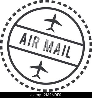 on air round stamp isolated on transparent background. on air stamp ...