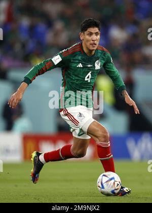 Edson Alvarez of Mexico during the FIFA World Cup Qatar 2022 Group C ...