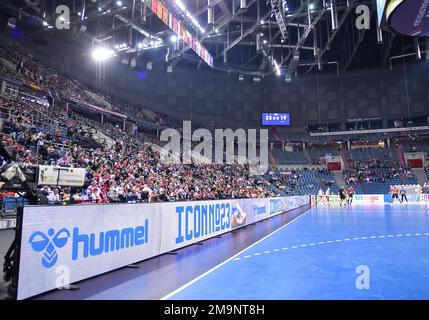 Krakow, Poland. 18th Jan, 2023. FTX logo and Bitcoin symbol are ...