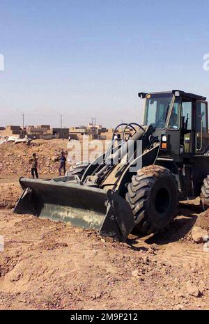 A U.S. Marine Corps Tractor, Rubber Tired, Articulated Steering ...