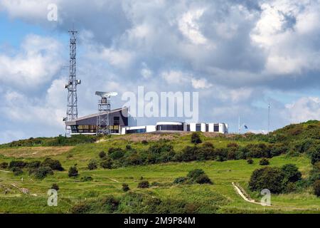The Coastguard radar station at Dover, Kent, England. Dover Maritime ...