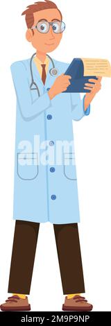 Professor coat isolated with in the mascot Stock Vector Image & Art - Alamy