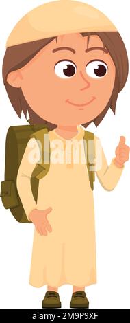 Arab, Muslim Teen Boy Vector. Teenager. Beauty, Lifestyle. Face ...