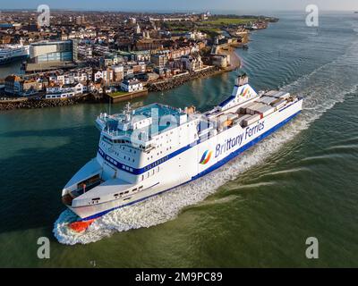 Cotentin is a cross-Channel RO-RO ferry operated by Brittany Ferries ...