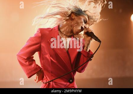 Paramore in concert from Barclays Center in Brooklyn Stock Photo - Alamy