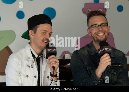 Paper Route films a session in Brooklyn Stock Photo - Alamy