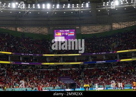 The photo shows Al Thumama Stadium in Doha, Qatar on March 29, 2022. Al ...