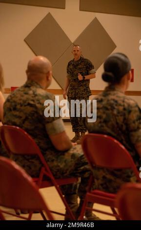U.S. Marine Corps Col. Jeffrey Kenney, commanding officer, and Sgt. Maj ...