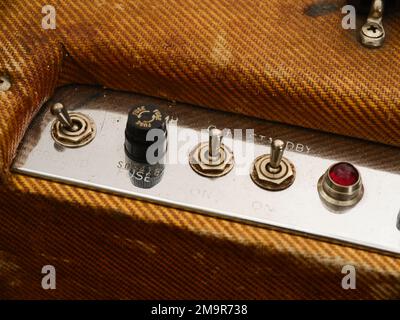1957 Fender Bandmaster guitar amplifier Stock Photo - Alamy