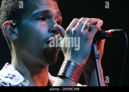 NoMBe in concert at the Grammery Theatre in New York Stock Photo - Alamy