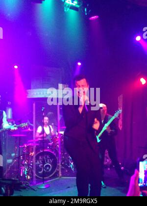 Rick Astley in concert at The Box in New York Stock Photo - Alamy