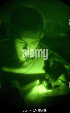 USAF forward air controller with US Army M46 Patton tank during Korean ...