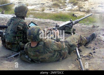 Marine Corps M2 .50 Caliber Machine Gun Stock Photo - Alamy