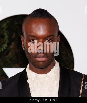 Delfin Finley arrives at the 2022 GQ Men of the Year Party on Thursday ...