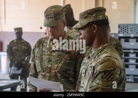 Major General Charles D. Costanza and Command Sergeant Major Quentin V ...
