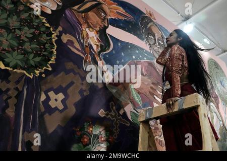 Indian artist and founder of Fearless Collective Shilo Shiv Suleman ...