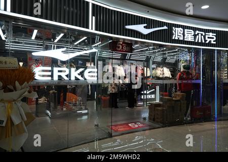 YICHANG, CHINA - JANUARY 18, 2023 - Auspicious New Year gold ornaments ...