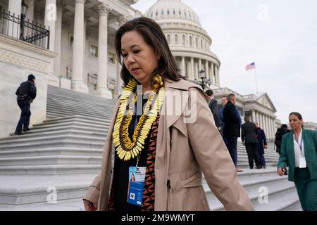 Rep.-elect Jill Tokuda, D-Hawaii, arrives for New Member Orientation ...