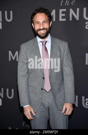 Seth Reiss attends the premiere of "The Menu" at AMC Lincoln Square on ...